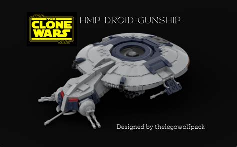 Lego Moc Hmp Droid Gunship By Thelegowolfpack Rebrickable Build