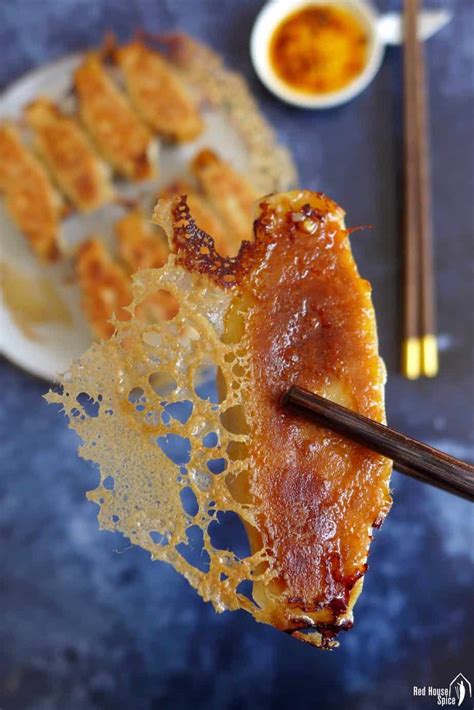 Chicken Potsticker With Crispy Skirt 4 Red House Spice