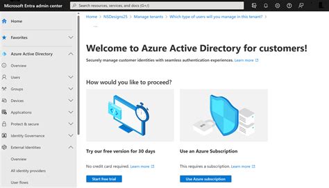 quickstart set up a tenant microsoft entra external id microsoft