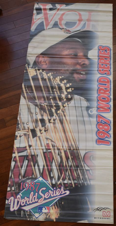 Lot Detail Kirby Puckett World Series Banner