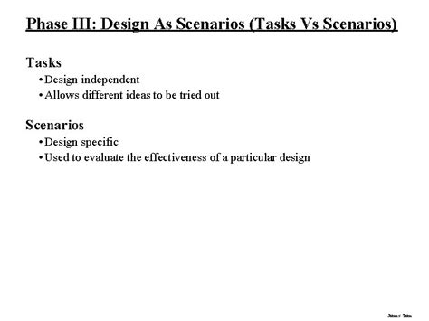 Taskcentered System Design How To Develop Task Examples