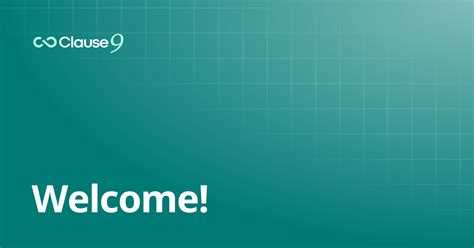 Welcome Clause9 Tutorials