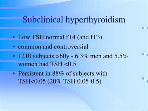 Ppt Abnormal Thyroid Function Tests Powerpoint Presentation Free Download Id3034192
