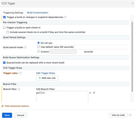 Pull Request Build Feature Only Runs The Builds Against The Default Branch Teamcity Support