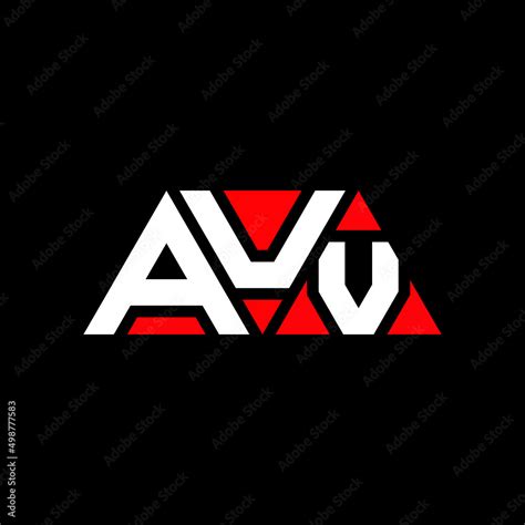Auv Letter Logo Design With Polygon Shape Auv Polygon And Cube Shape