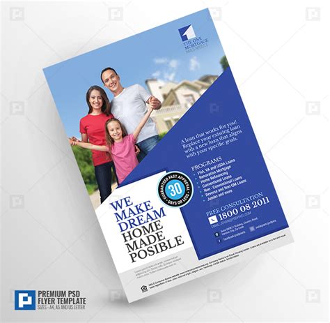 Financing And Mortgage Company Flyer Psdpixel