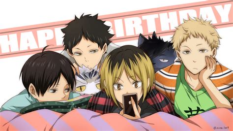 孤爪研磨生誕祭2015 Kenma Kozume Noya Haikyuu Tsukiyama Haikyuu Tsukishima
