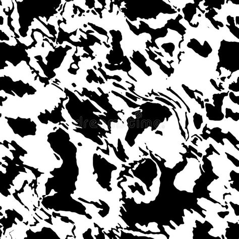 Seamless Black And White Texture Pattern For Decor And Textile Fabric