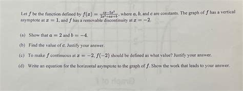 Solved Let F Be The Function Defined Byfx