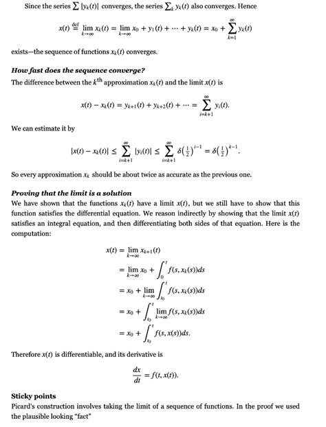 Solved Existence Of Solutions To Differential Equations Chegg