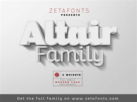 Altair Bold Font