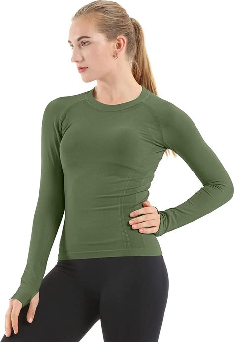 Mathcat Seamless Workout Shirts For Women