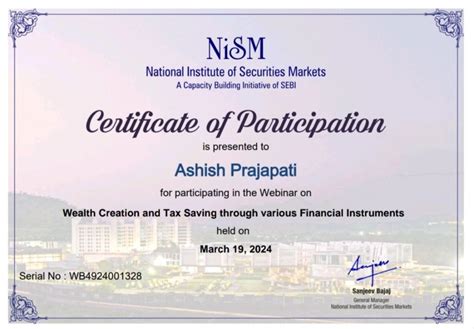 Ashish Prajapati On Linkedin I Have A Successfully Attended Webinar Held By National Institute Of