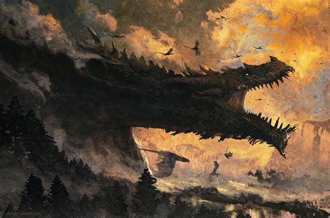 Fantasy Dragon Hd Illustration Art 22 Wallpaper Hd Fantasy 4k