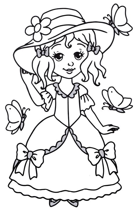 Раскраски для детей 3 4 куклы