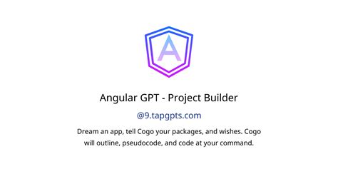Angular Gpt Project Builder Gpts Features And Functions Examples And
