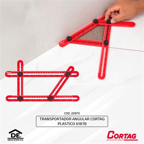 Transportador Angular Cortag Plastico 61878 Delia Elisa Sa