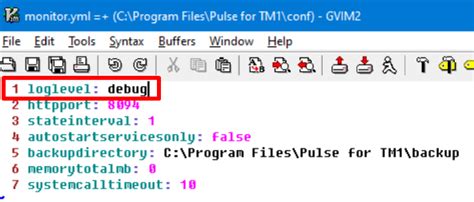 setting up pulse in debug mode