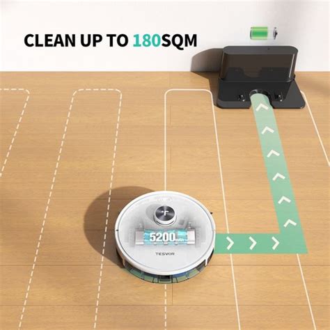 Tesvor S7 Pro Robot Stofzuiger Met Dweilfunctie Krachtig Model