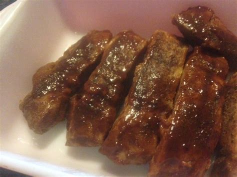 Oven Bbq Boneless Pork Ribs Dry Rub And Sauce Fairly Fast And Easy