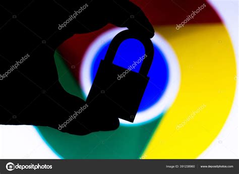 July Brazil Photo Illustration Padlock Appears Next Google Chrome Stock Editorial Photo
