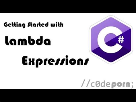 Getting Started With Lambda Expressions With Jeremy Clark YouTube