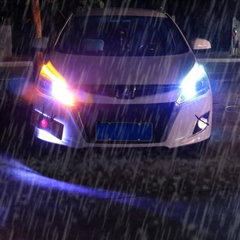 Flexible DRL LED Night Daytime Running Light Strip No Disassembling Needed Lulunami