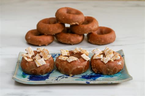 Gluten Free Cereal Crunch Maple Donuts