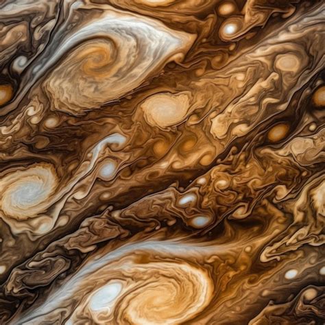 Premium Ai Image Jupiter Surface Seamless Texture Planet Gas Giant