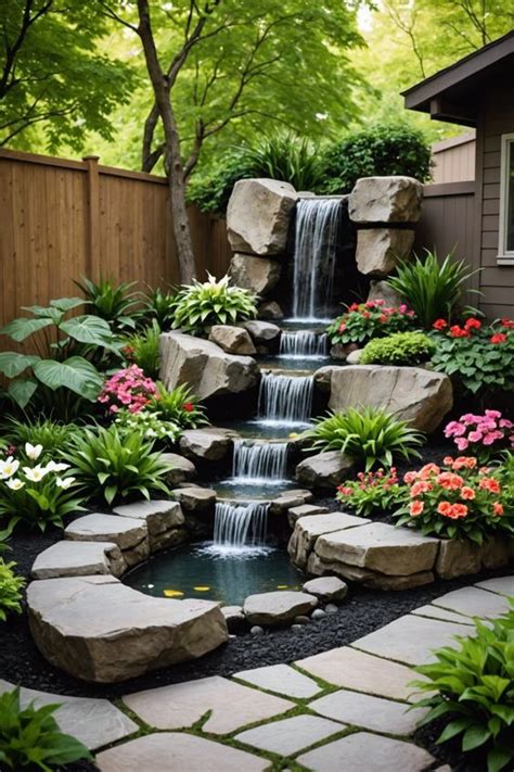 20 Small Garden Waterfall Ideas Toolzview Small Garden Waterfalls