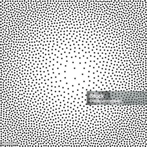 Halftone Pola Vektor Latar Belakang Bertitik Titiktitik Lingkaran Kacau