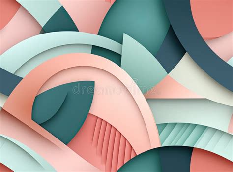 Paper For Pastel Overlap In Pink And Green Color For Background Presentation Template Creative