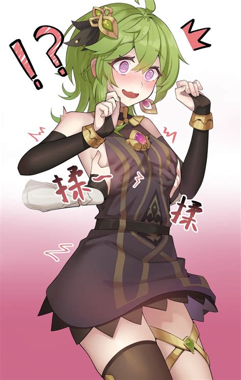 Lumine And Collei Genshin Impact Drawn By Mikiseriavoid Danbooru