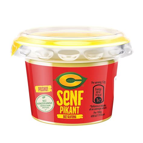 Mustard C Senf Senf C Pikant Pvc 100g Maxi