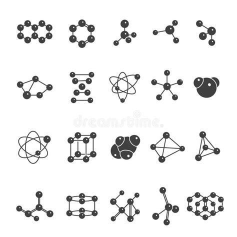 化学分子模型试剂盒黑图标 向量例证 插画 包括有 双眼 微粒 配方 分子 氢核 生物 查出 204893353