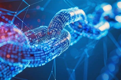 Silver Chain On Vibrant Blue Background Showcasing A Contrast In Colors Depict The Potential