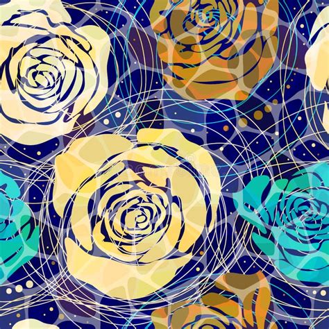 Abstract Floral Pattern Stock Vector Illustration Of Ethnic 81973670