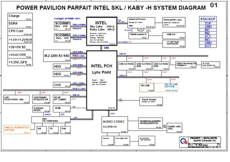Schemat HP Pavilion 17t Ab Quanta G37A G37B DAG37AMB8D0 OMEN 17 W