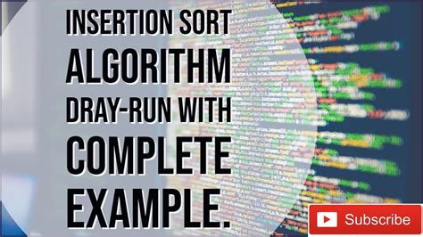 Insertionsortalgorithmworking Of Insertion Sort Algorithmin Urdu
