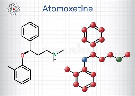 Molécula De Atomoxetina Se Utiliza En El Tratamiento Del Trastorno Por