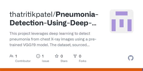 Github Thatritikpatelpneumonia Detection Using Deep Learning This