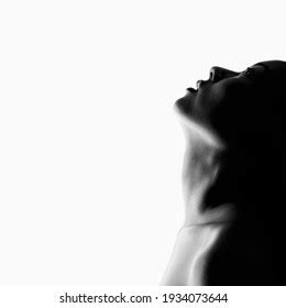 Side View Black White Portrait Sensual Stock Photo 1934073644 Shutterstock