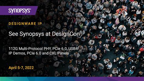 Synopsys On Twitter Going To DesignConEvent This Week Check Out Synopsys IP Demos At