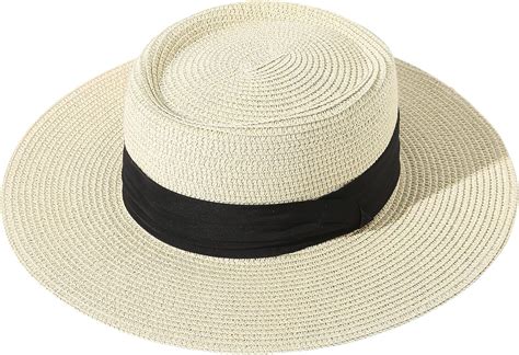 Straw Beach Hatbeach Hat Womensummer Hatwide Brim Boater Hatwide