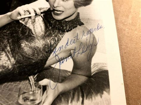 Janet Leigh Rare Early Autographed Photo Early 60s Psycho Etsy