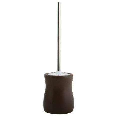 Brosse Wc avec support Céramique PALMA Chocolat MSV