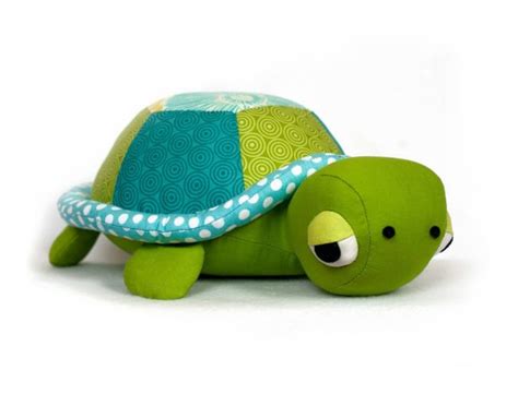 Stuffed Turtle Sewing Pattern Tortoise Quilt Plush Soft Toy Fabric Stuffed Turtle Sewing Pattern Tortoise Quilt Plush Soft Toy Fabric