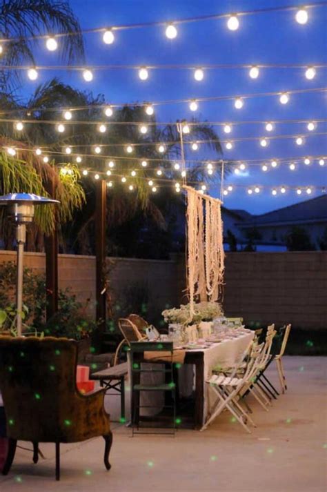 26 Fantastic Yard And Patio String Lighting Ideas