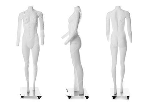 Premium Photo Set Of Ghost Headless Mannequins With Removable Pieces
