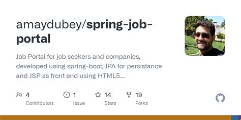 Github Amaydubeyspring Job Portal Job Portal For Job Seekers And
